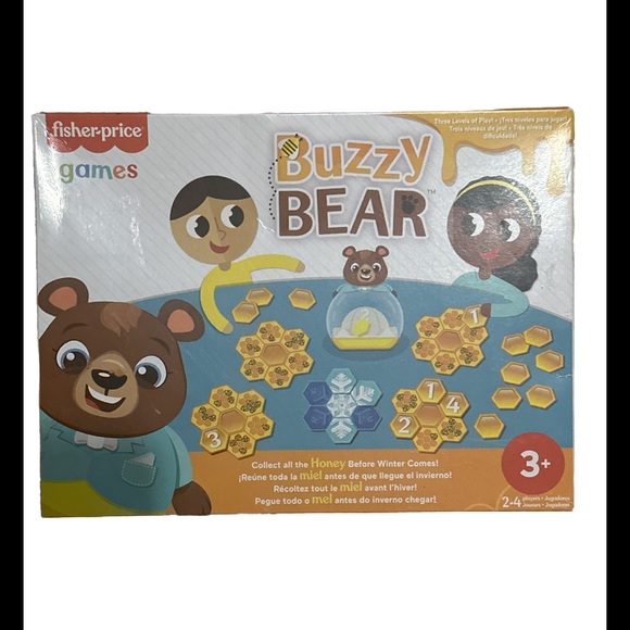 Fisher-Price | Toys | Fisher Price Ages 3 And Up Buzzy Bear Family Game ...